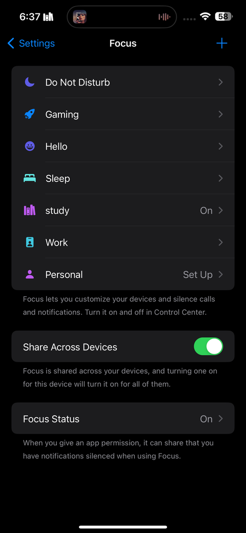 What Is Focus Status on Your iPhone? (And How to Enable It)
