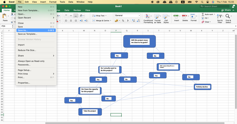 How to Make a Decision Tree in Excel: A Step-by-Step Guide