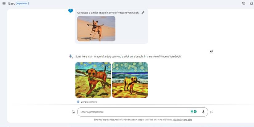 How to Generate AI Images With Google Bard