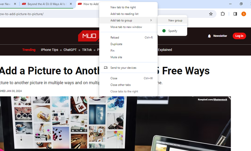 How to Create Permanent Tab Groups in Google Chrome