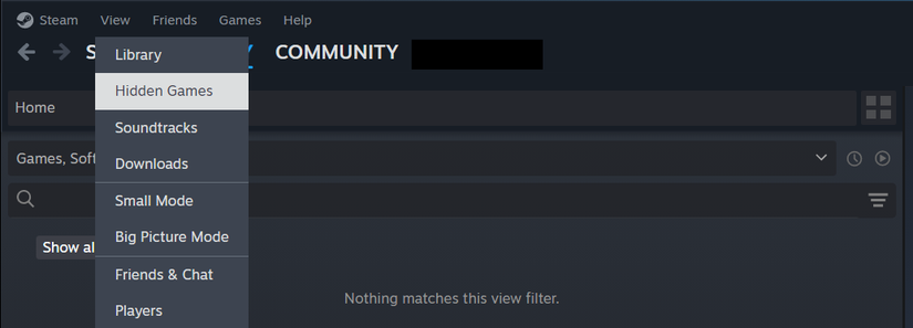You Can Now Properly Hide Steam Games by Marking Them as Private