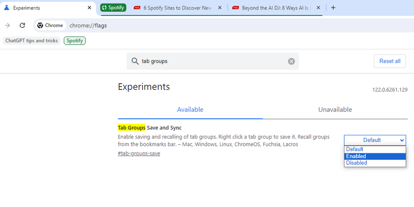 How to Create Permanent Tab Groups in Google Chrome