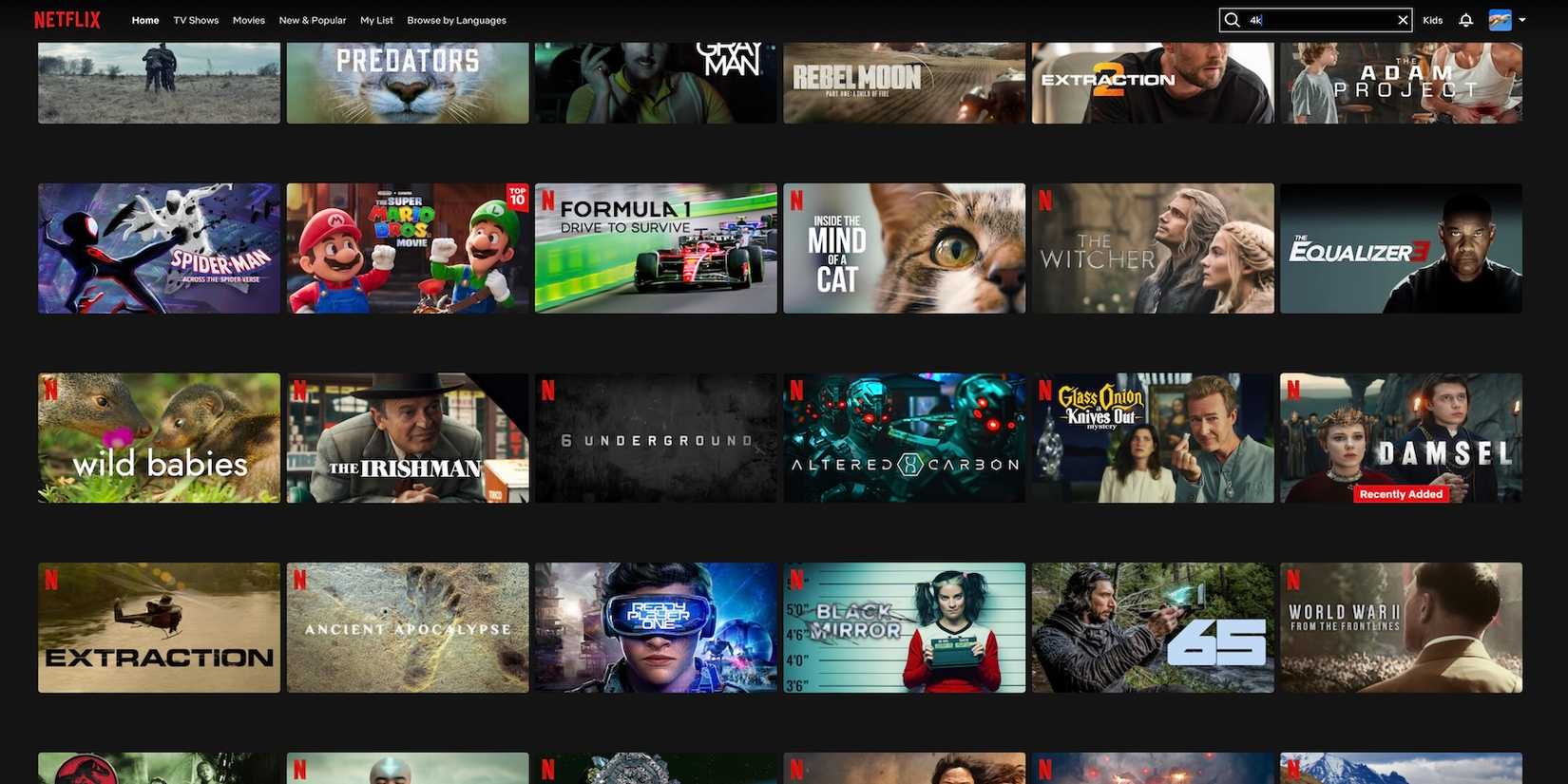 The Best Streaming Services for 4K Content