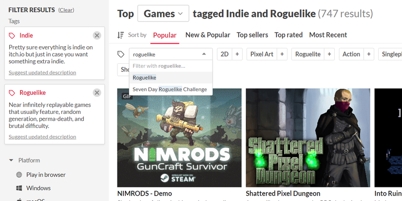 How I Find Great Indie Games Using Itch.io