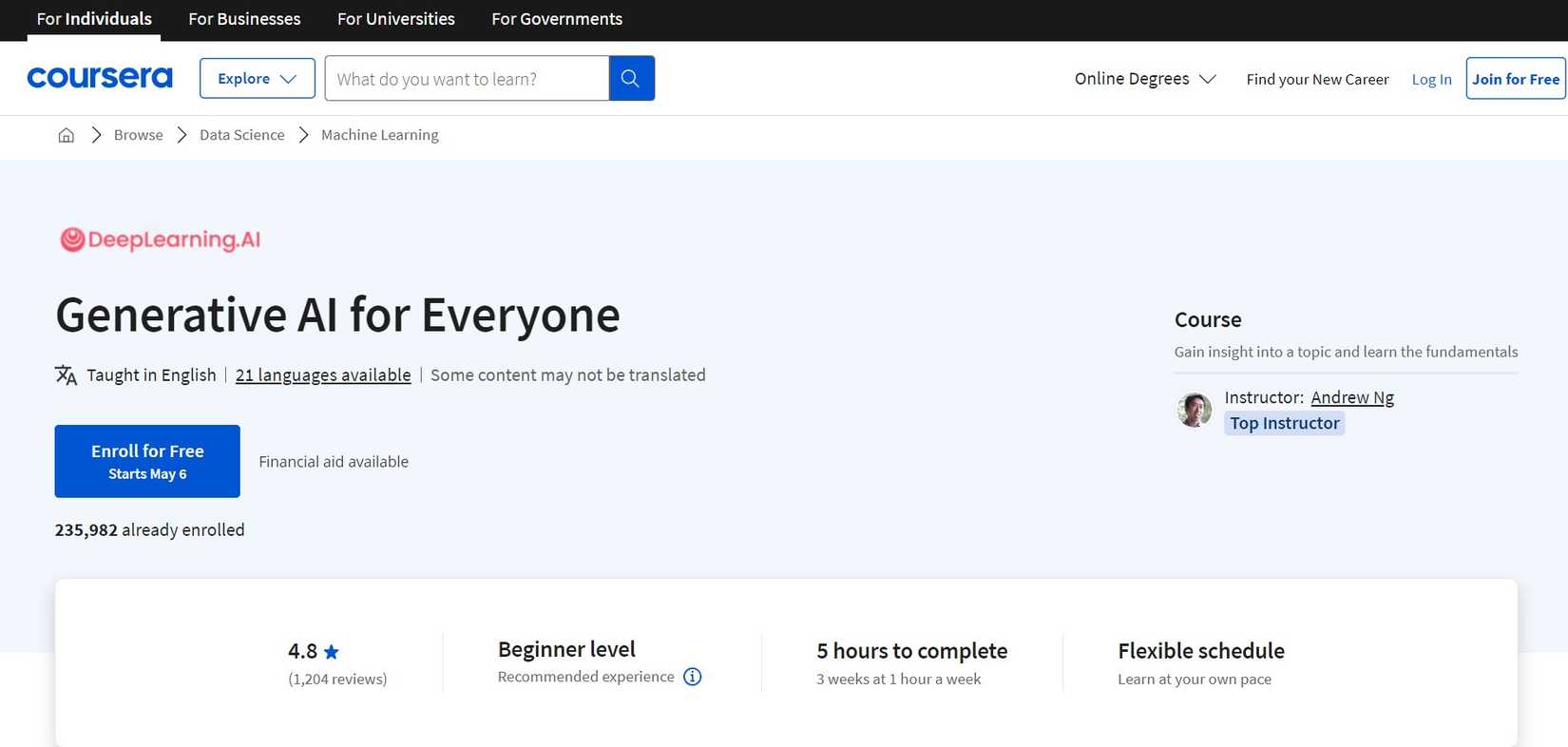 The 5 Best Generative AI Courses