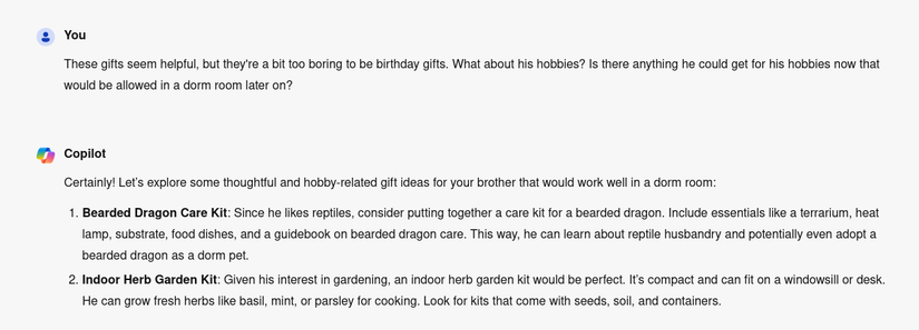 I Used Microsoft Copilot Personal Shopper to Buy Gifts: Here's How It Went