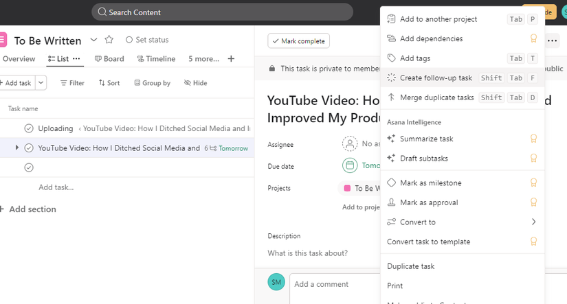The Best Asana Project Tracking Features You Shouldn't Miss