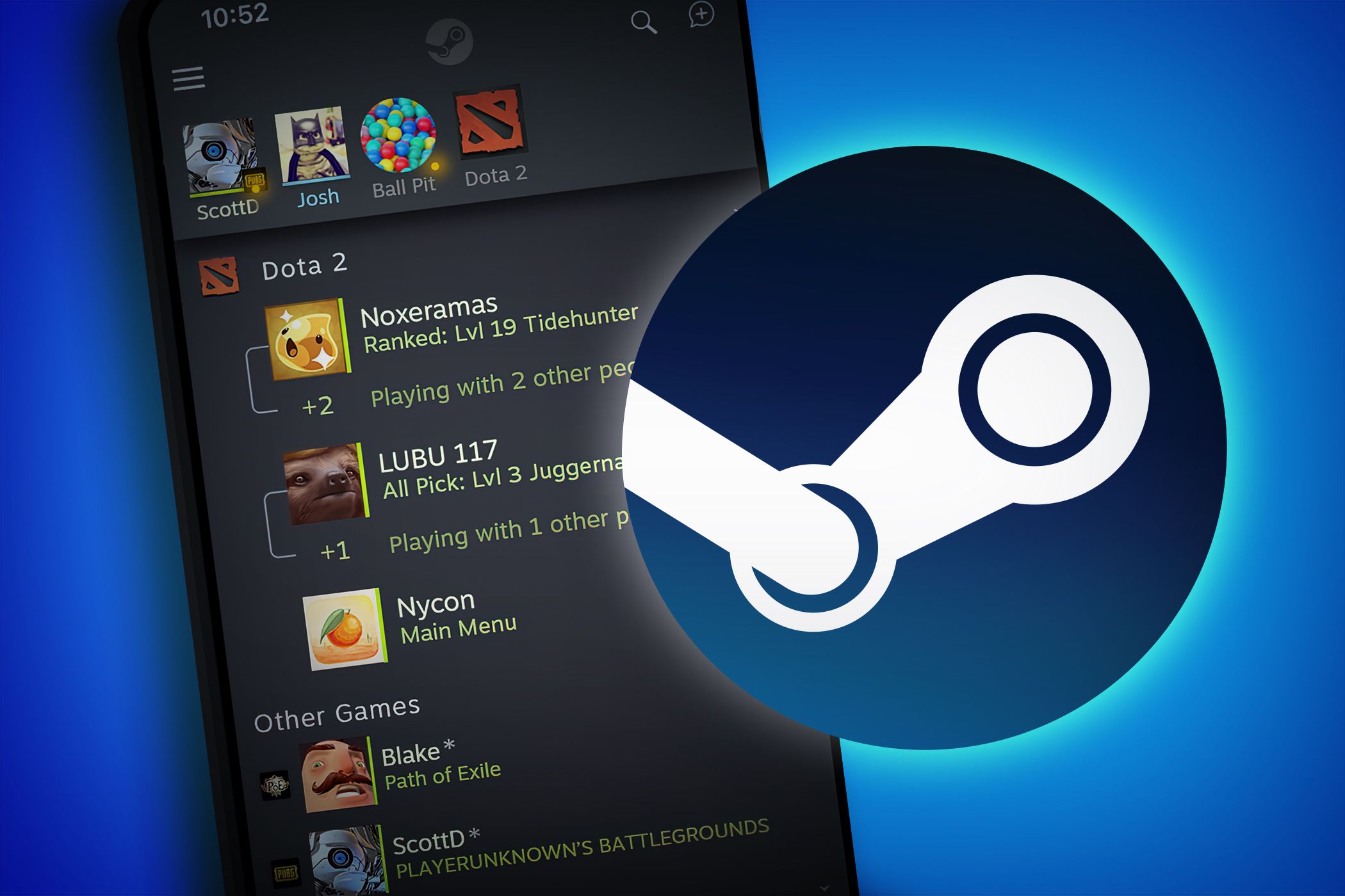 Steam Mobile Phone
