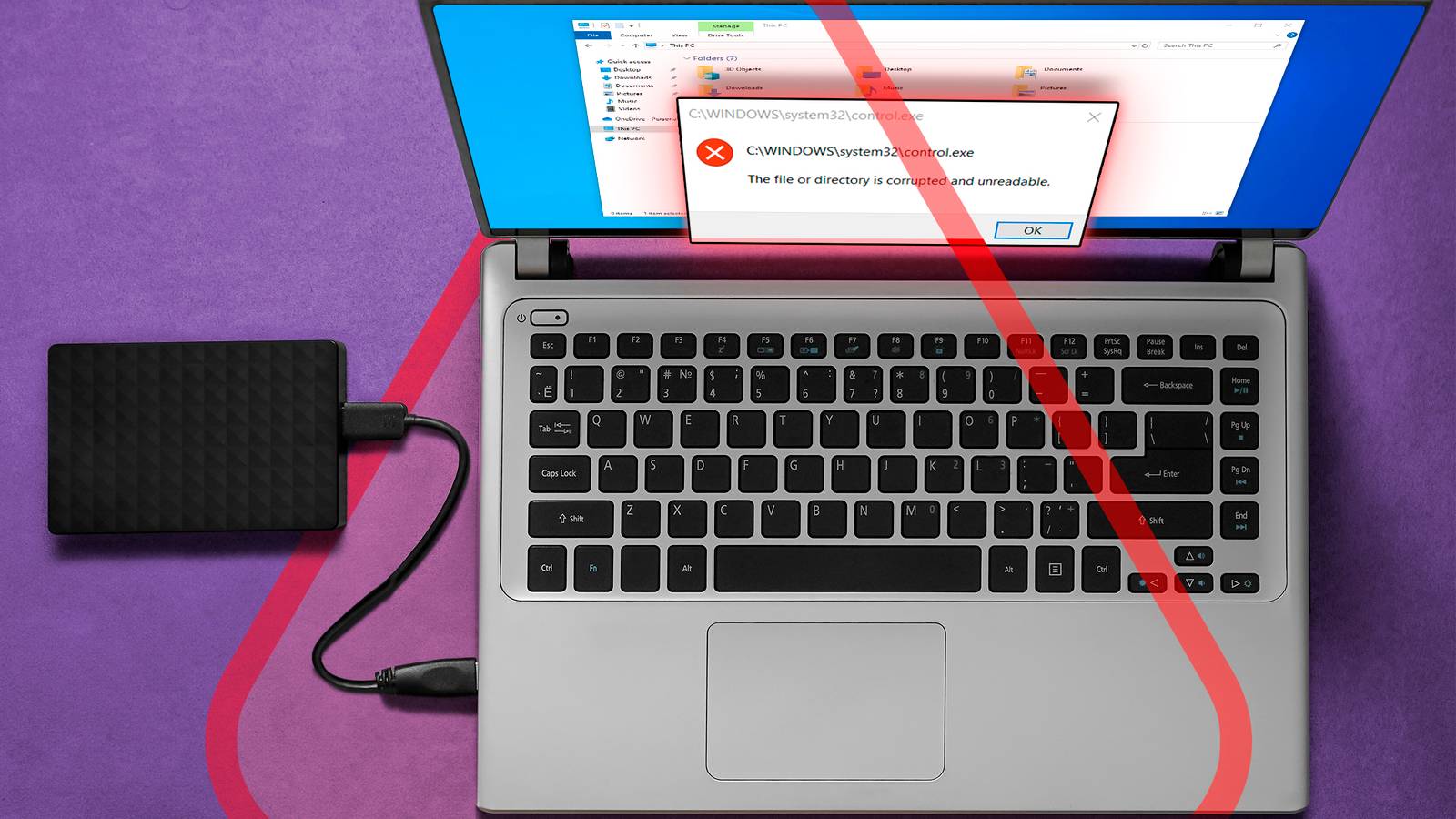 How to Fix the “File or Directory Is Corrupted and Unreadable” Error on ...