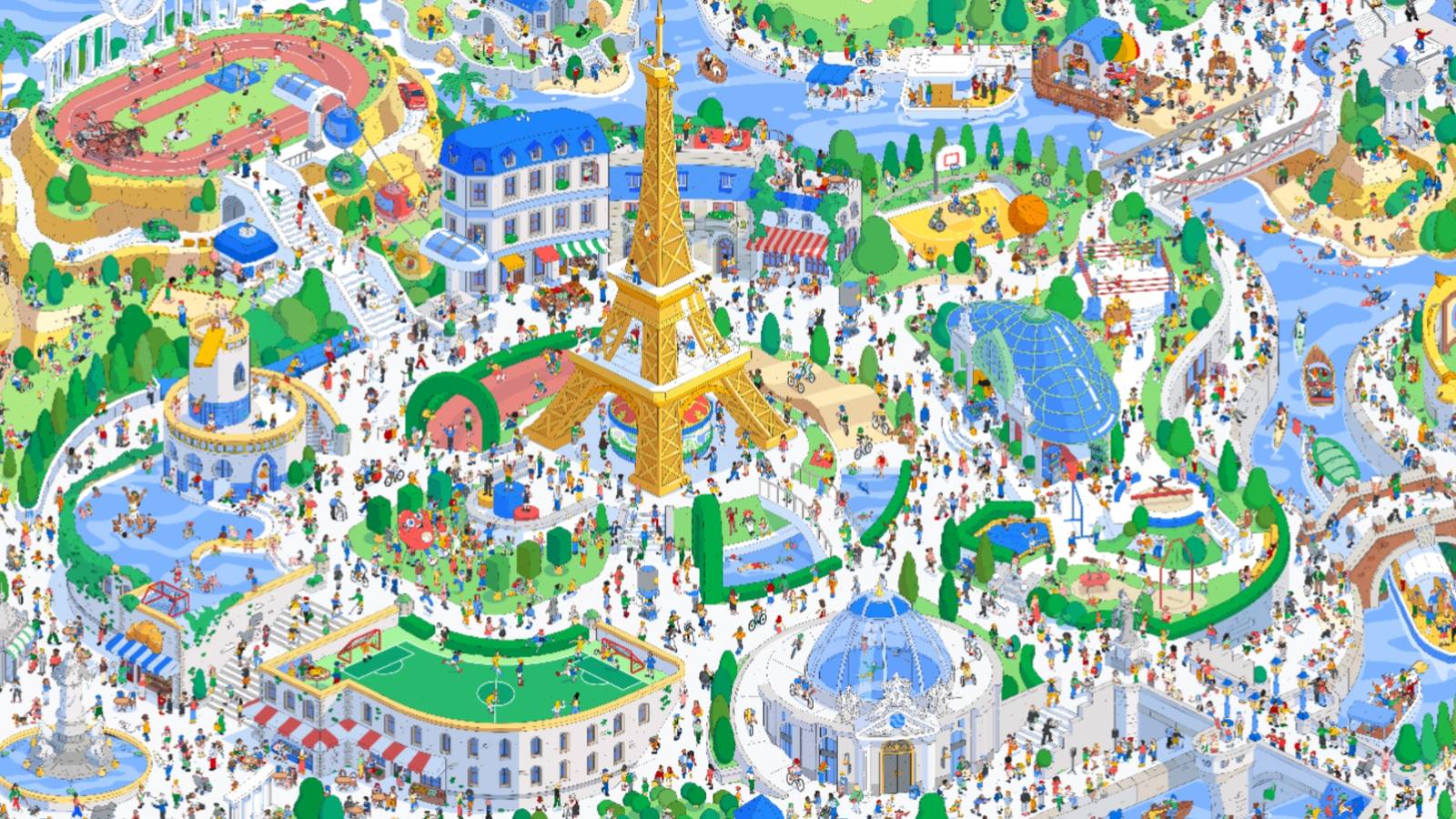 Google's Paris 2024 Playground Is a Fun Where's Waldo-Type Game