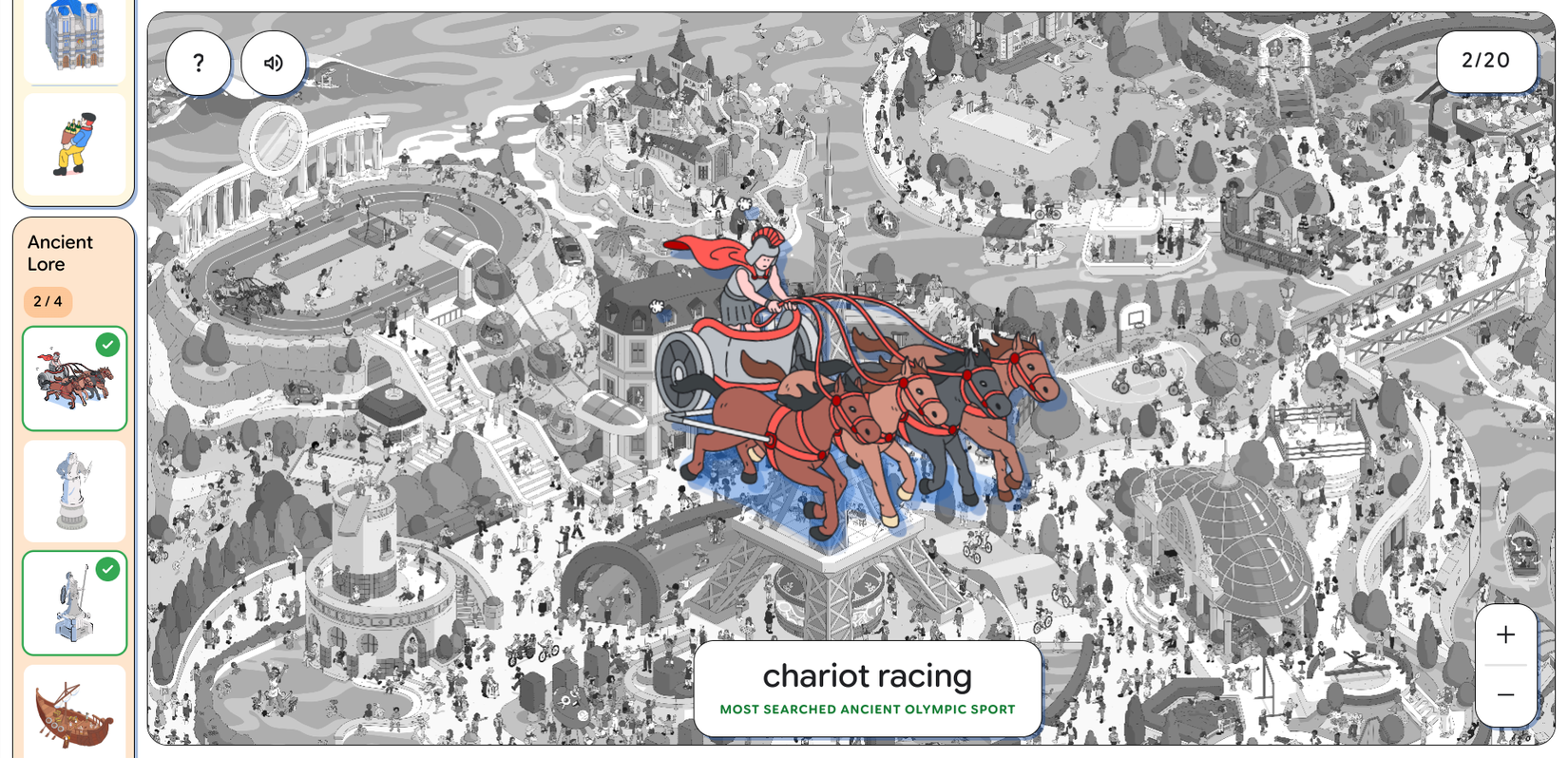 Google's Paris 2024 Playground Is a Fun Where's Waldo-Type Game