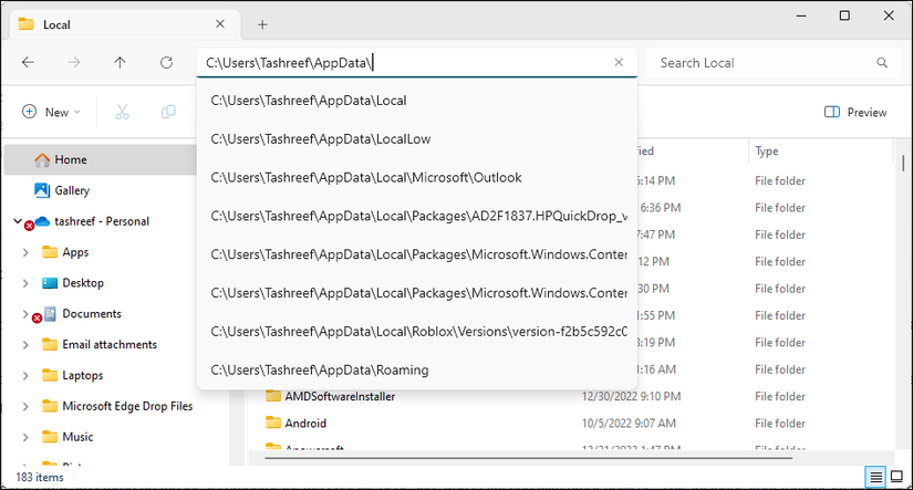 What Is the AppData Folder in Windows, and When Should You Use It?
