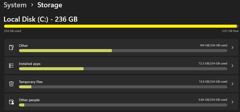 How You Can Find Out What's Filling Up Your Hard Drive