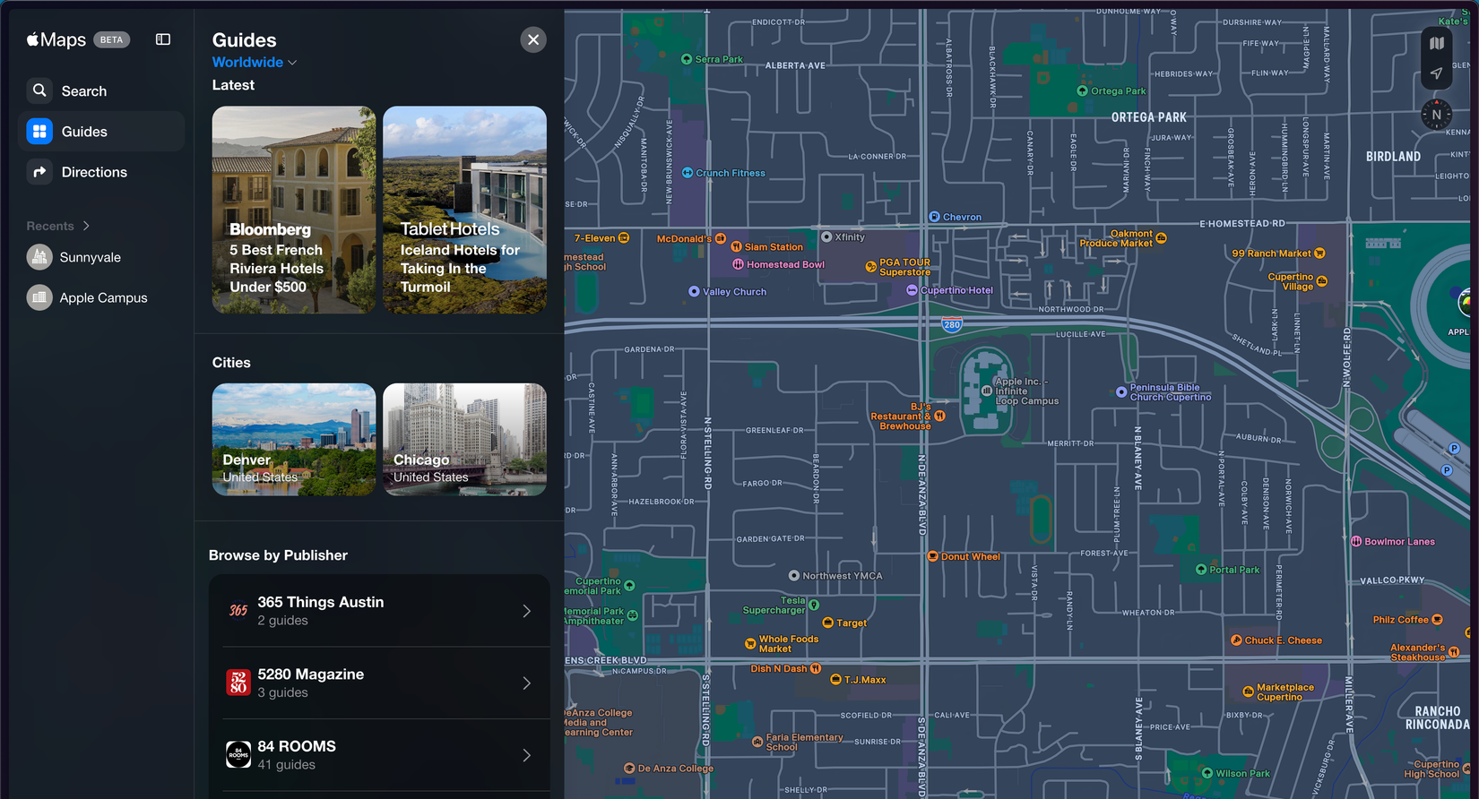 How to Use Apple Maps Online in a Web Browser