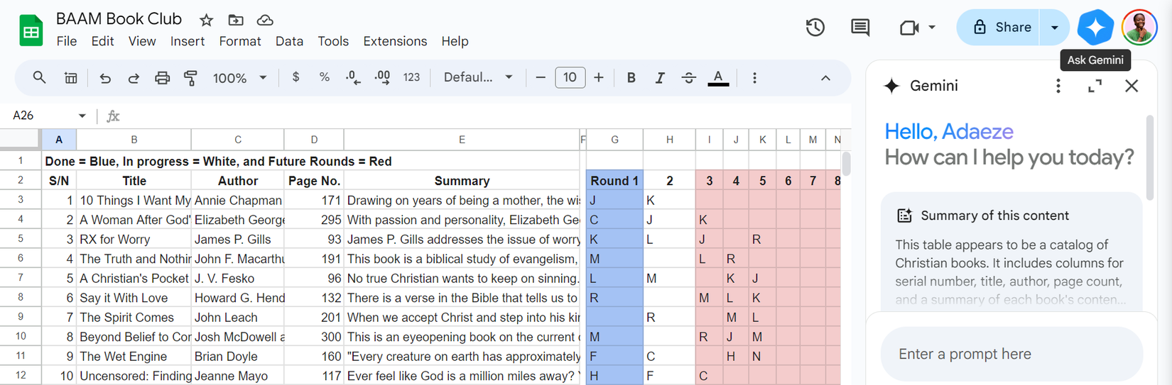 How to Use Gemini in Google Sheets