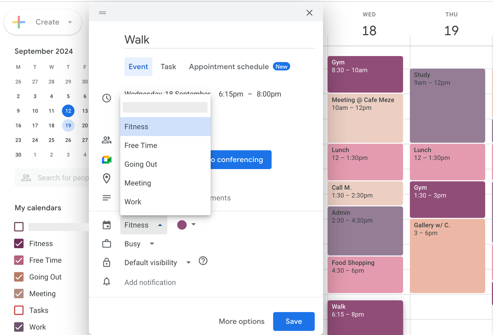 How Custom Colors Made My Google Calendar Look Amazing