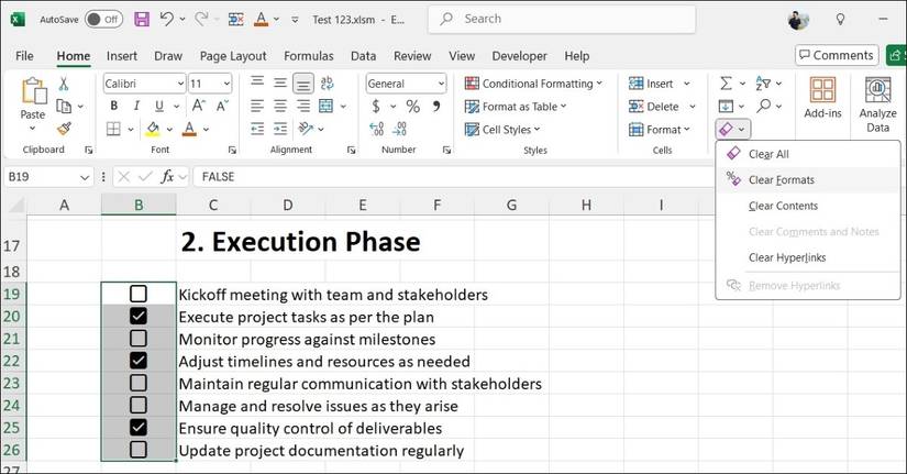 Make Your Excel Sheets Interactive With Checkboxes