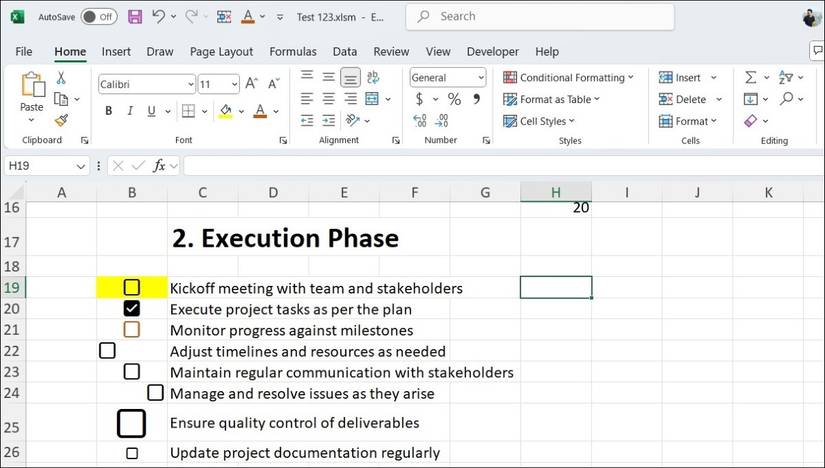 Make Your Excel Sheets Interactive With Checkboxes