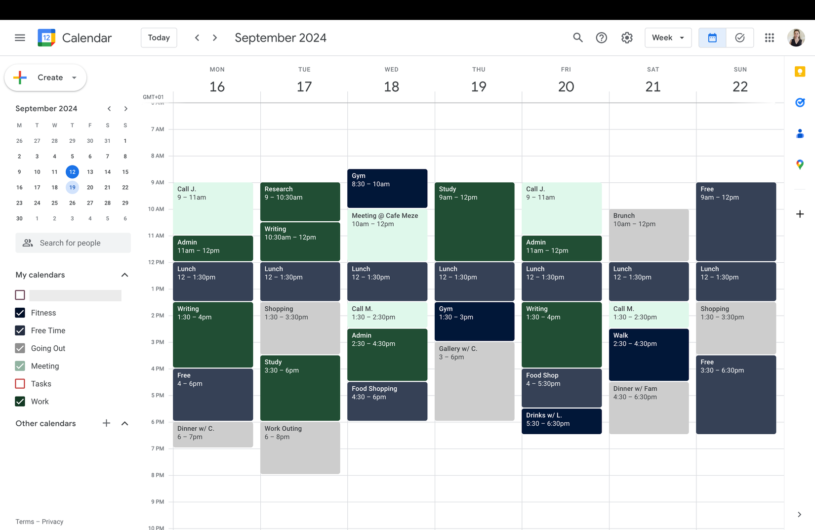 How Custom Colors Made My Google Calendar Look Amazing
