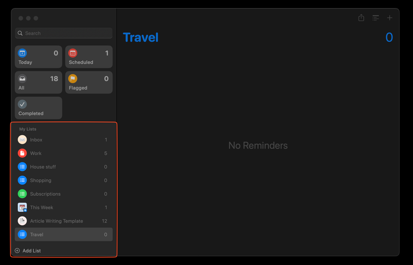 How I Organize My To-Do Lists in Apple Reminders