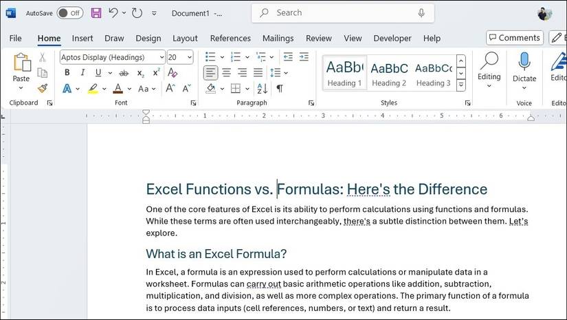 Use Styles in Microsoft Word to Format Your Documents Consistently
