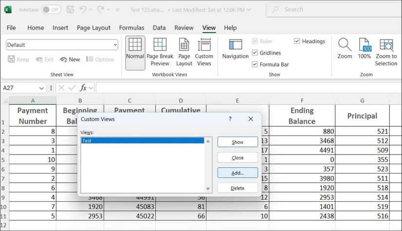 Compare Data Side by Side with Excel’s Split Screen View