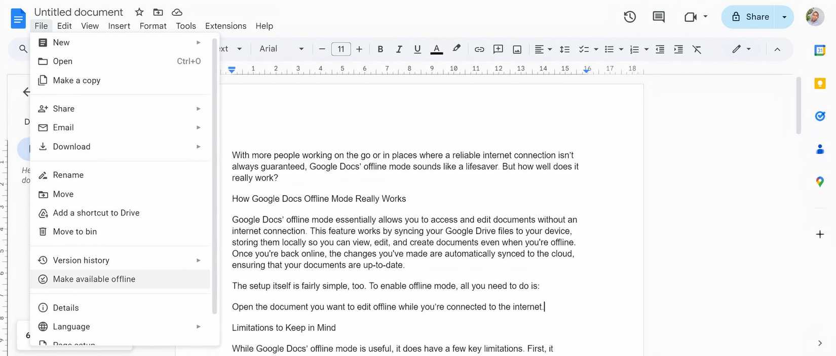 Is Google Docs’ Offline Mode Really Offline? Here’s How It Works