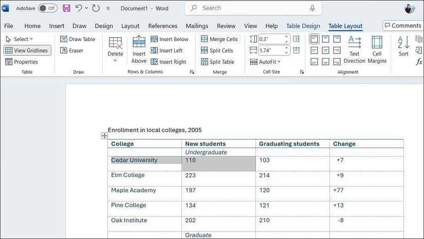 How I Use Tables in Microsoft Word to Organize Information