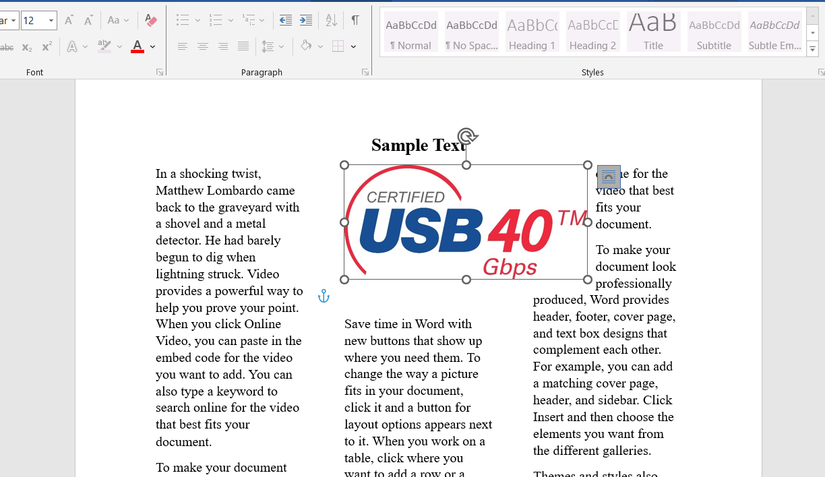 Design Professional Reports With Multi-Column Word Layouts