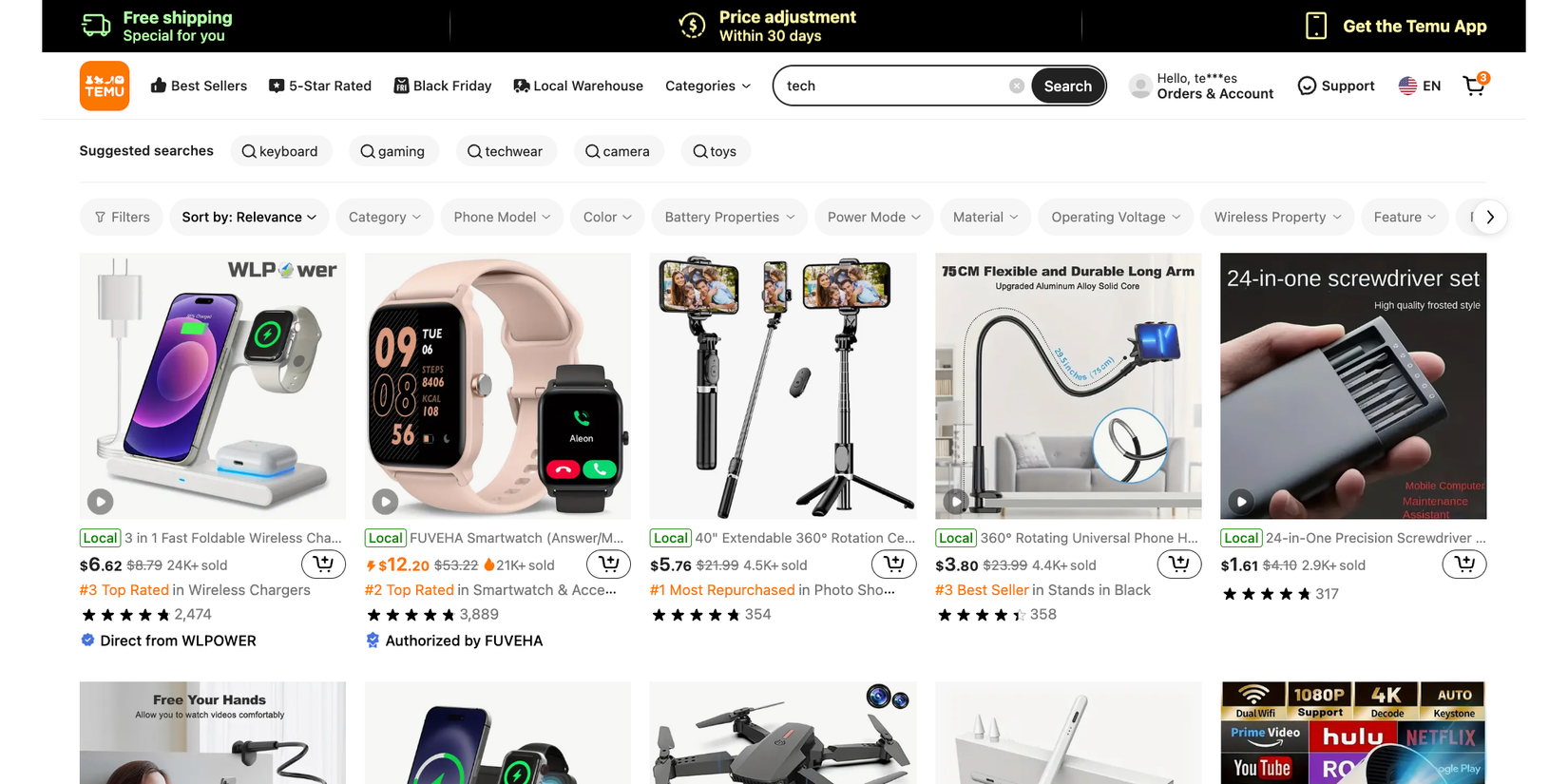 Amazon Haul vs. Temu: What's Best for Cheap Tech?