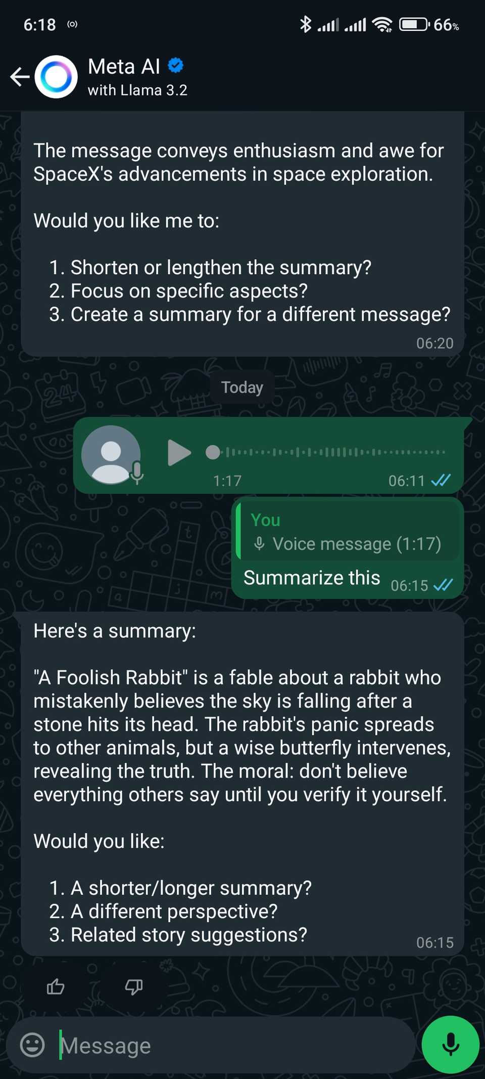 Here's How I Use Meta AI on WhatsApp