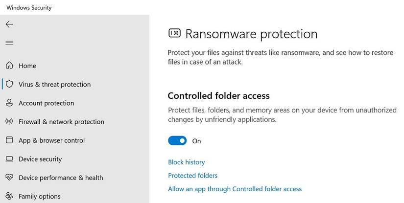 I Always Enable Ransomware Protection on Windows: You Should Too