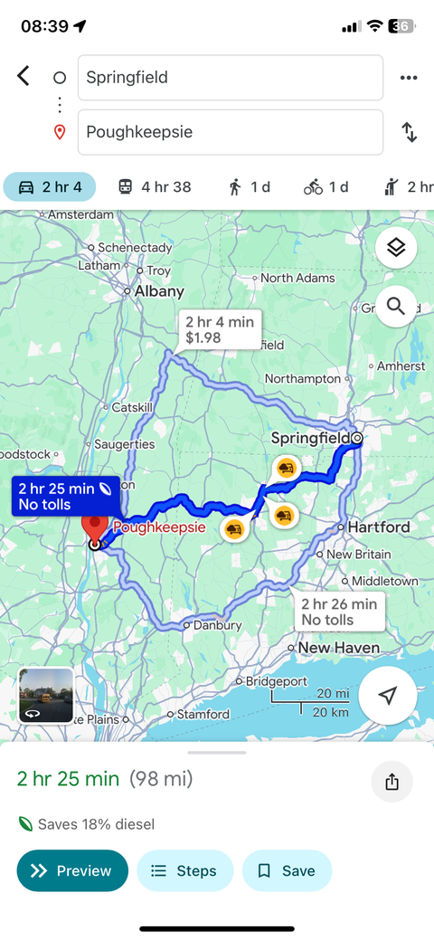 How to Have a Cheaper (and Greener) Holiday Road Trip With Google Maps