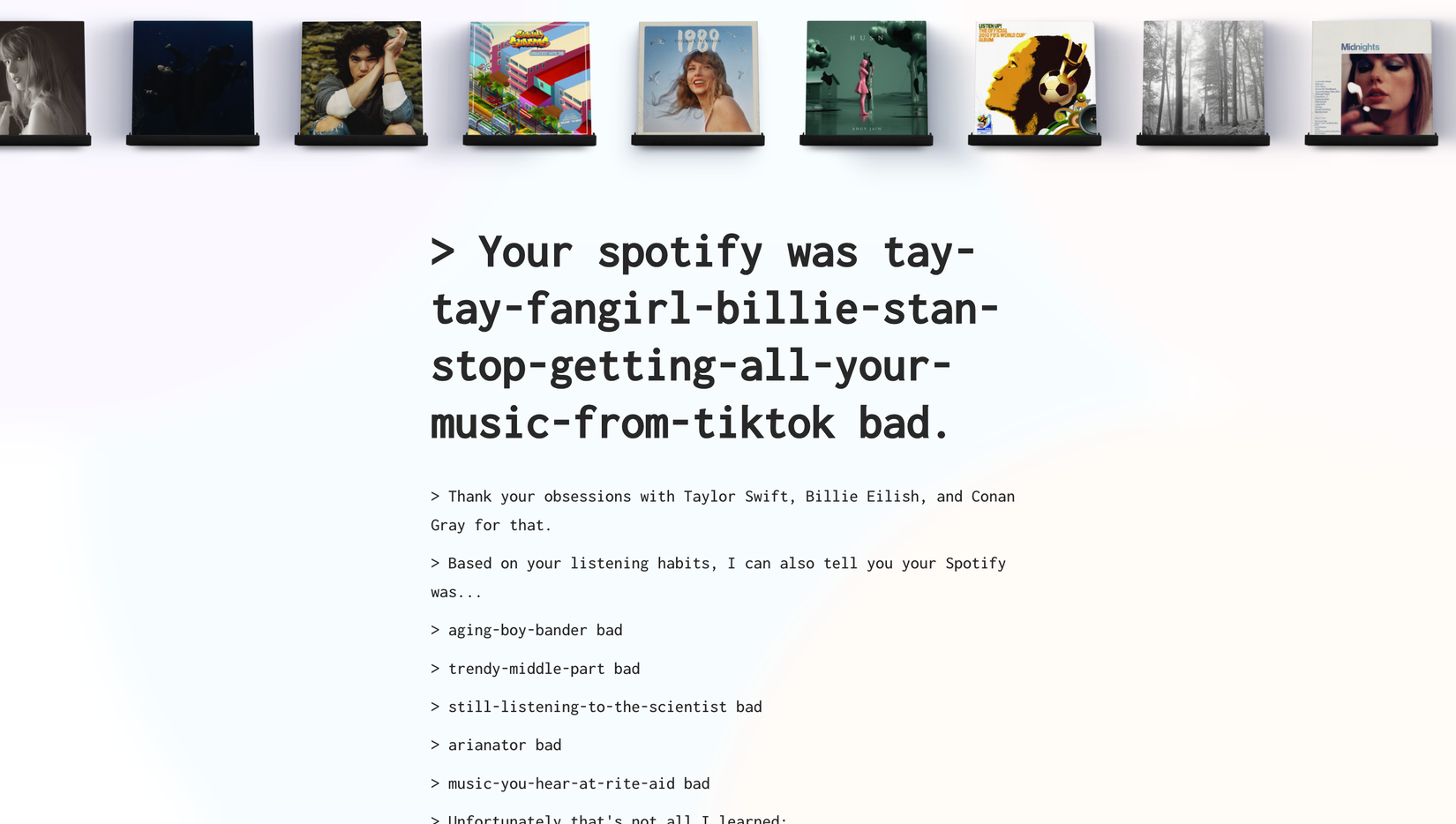 This AI Roasts Your Spotify or Apple Music Listening Habits