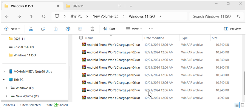 How To Split Large Files into Multiple Files on Windows