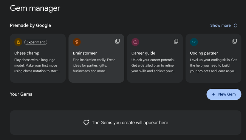 I Tried Out Gemini's Gems, and Found Some Useful AI Tools