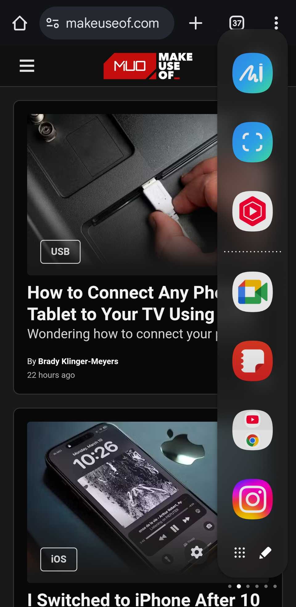 5 Handy Ways I Use the Edge Panel on My Samsung Phone