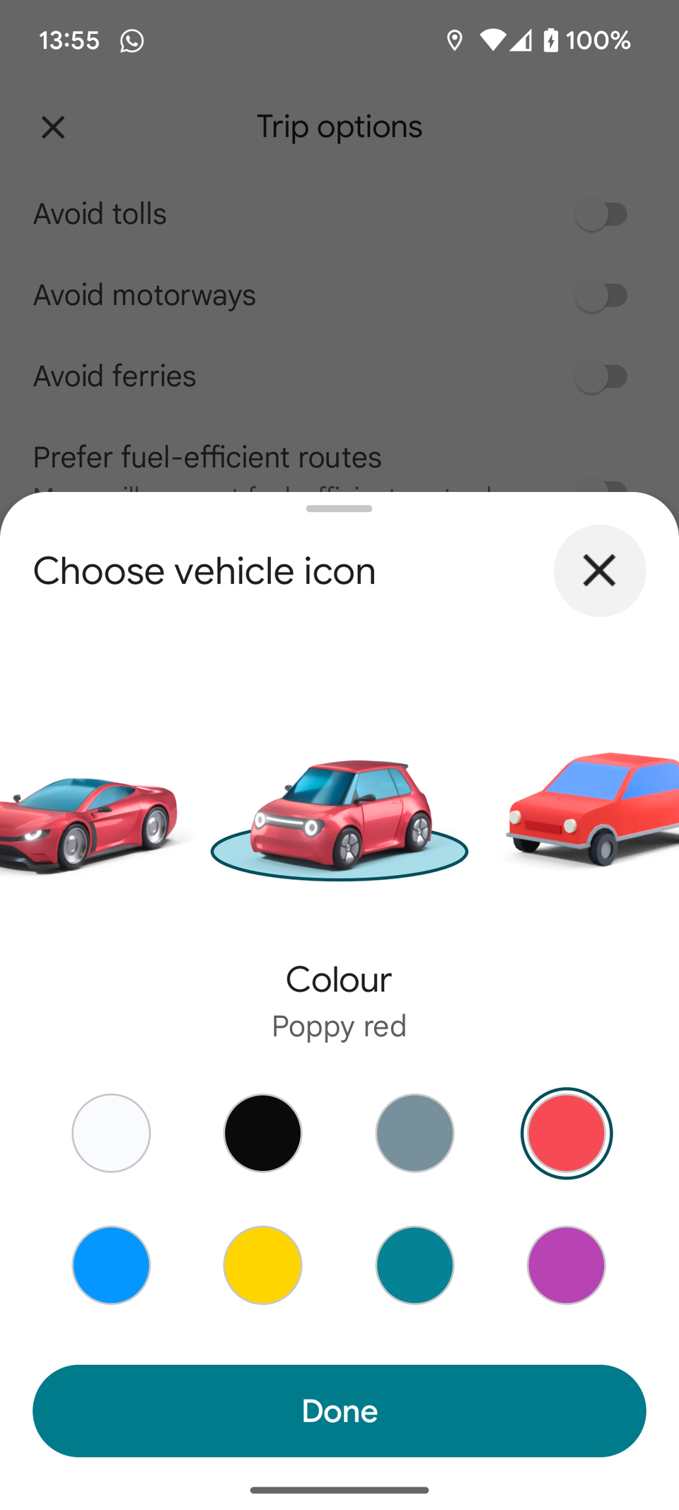 You Can Now Better Match Your Google Maps Icon to Your Real Car