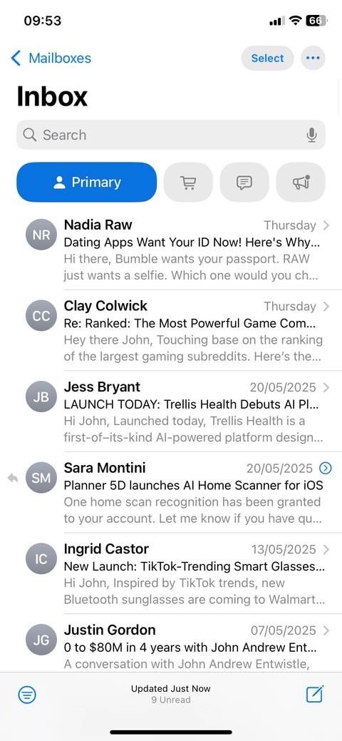 Apple Mail Still Beats Gmail on the iPhone—It's Not Even Close