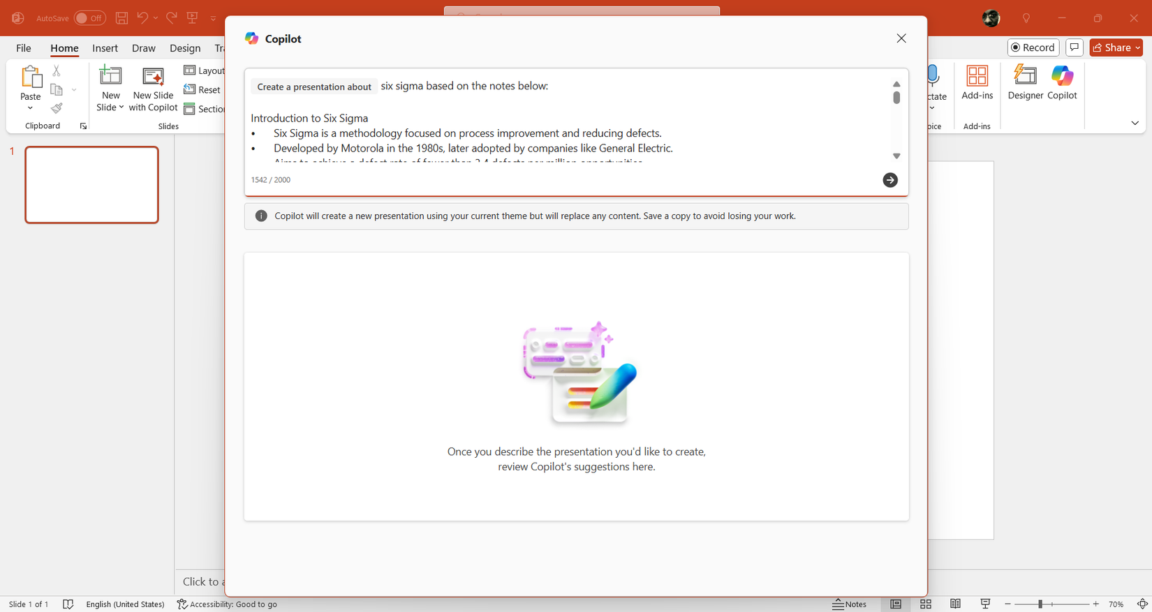 Can Copilot Really Create a Presentation from My Notes? I Tried It