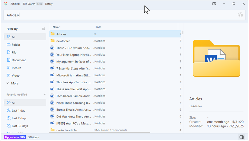 I've Finally Found the Perfect Free Windows Search App
