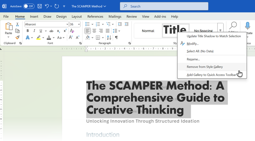 These Word Style Tweaks Make Document Editing Way Faster