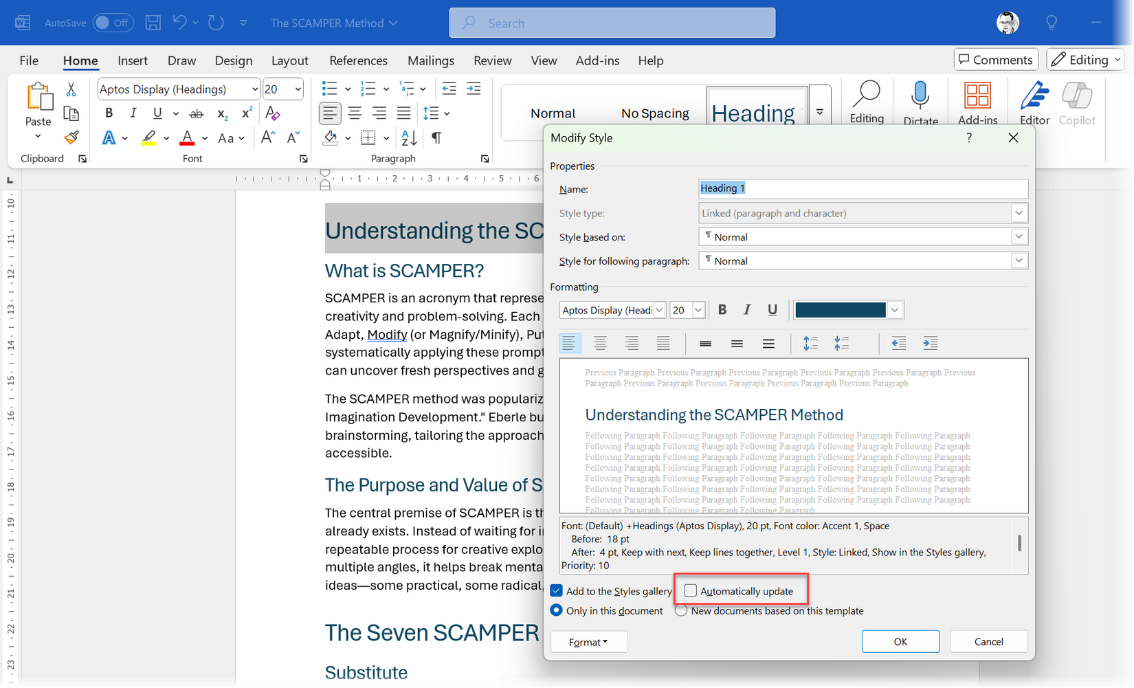 These Word Style Tweaks Make Document Editing Way Faster
