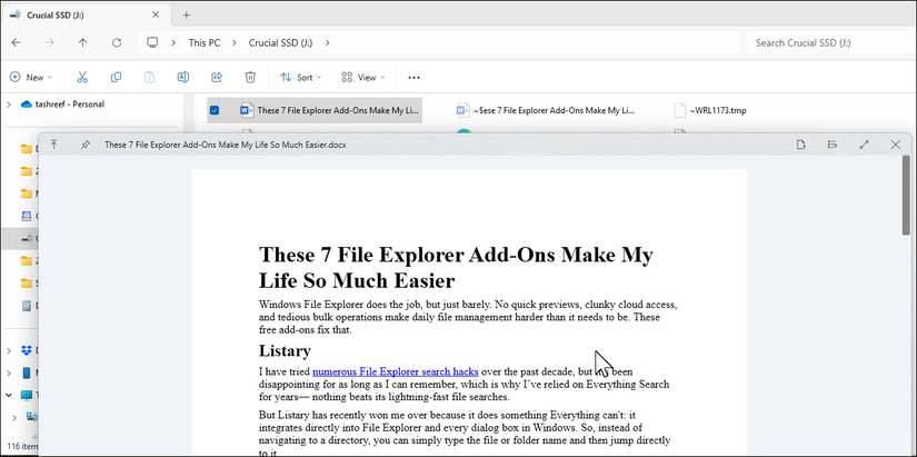 These 7 Windows File Explorer Add-Ons Make My Life So Much Easier
