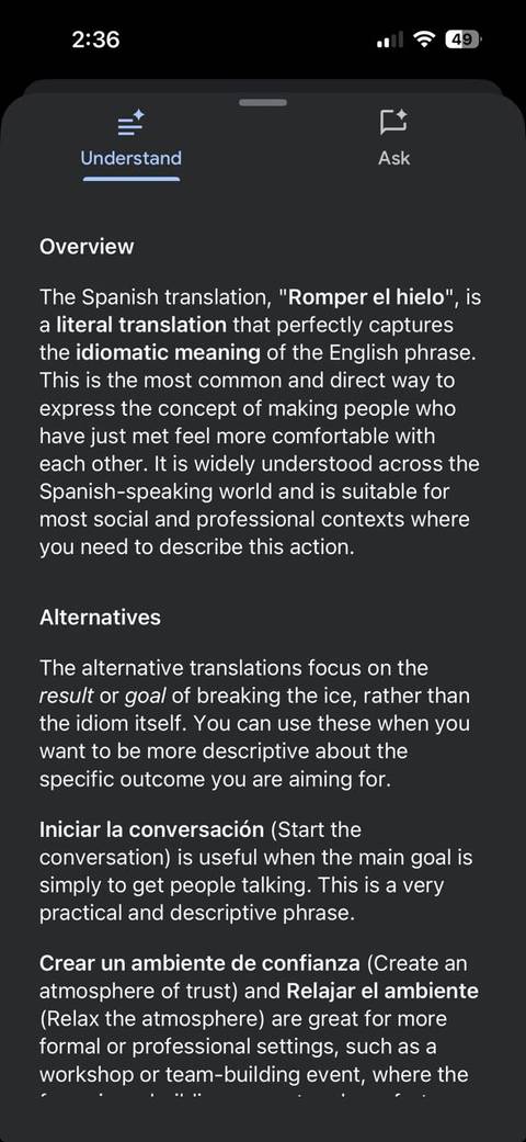 I thought Google Translate was just for translations until I tried its ...
