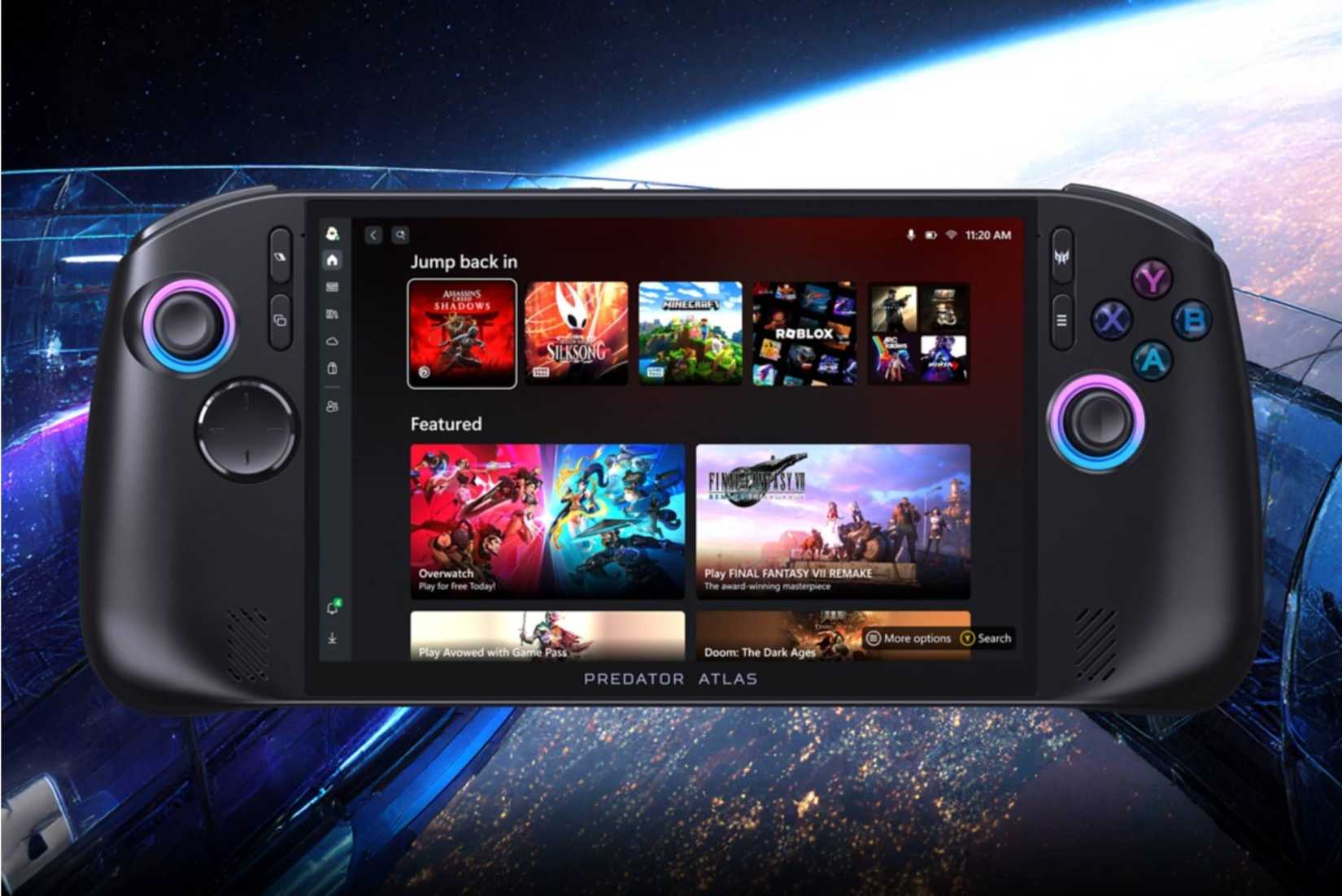 Acer's new Predator handheld just took aim at Steam Deck's biggest weakness