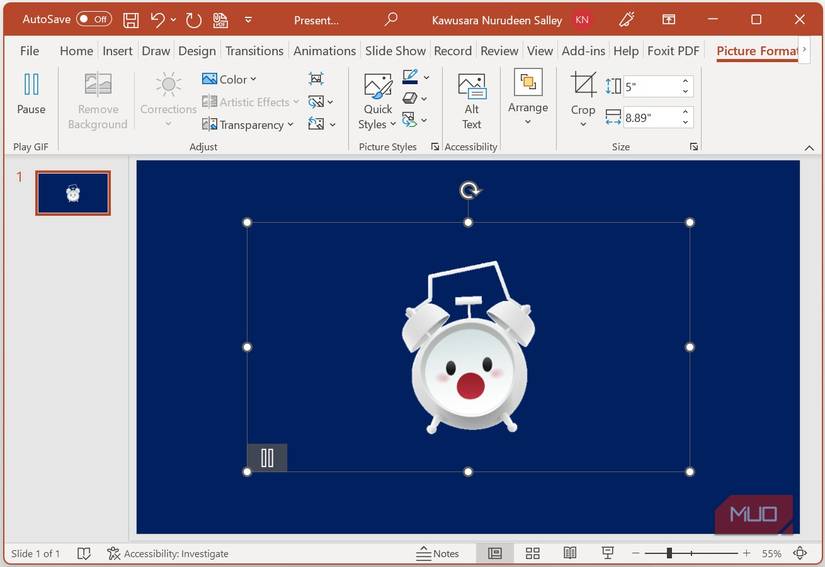 How to Create an Animated GIF in Microsoft PowerPoint