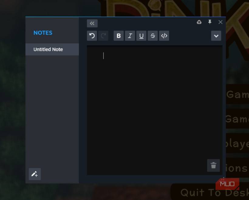 How To Use Steam Notes