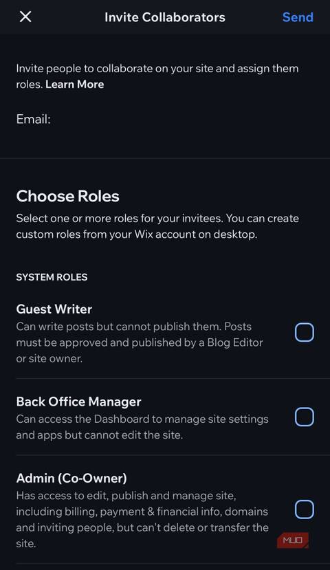 How to Add Collaborators on Your Wix Site