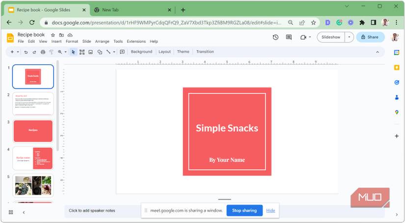 How to Present Google Slides in Google Meet